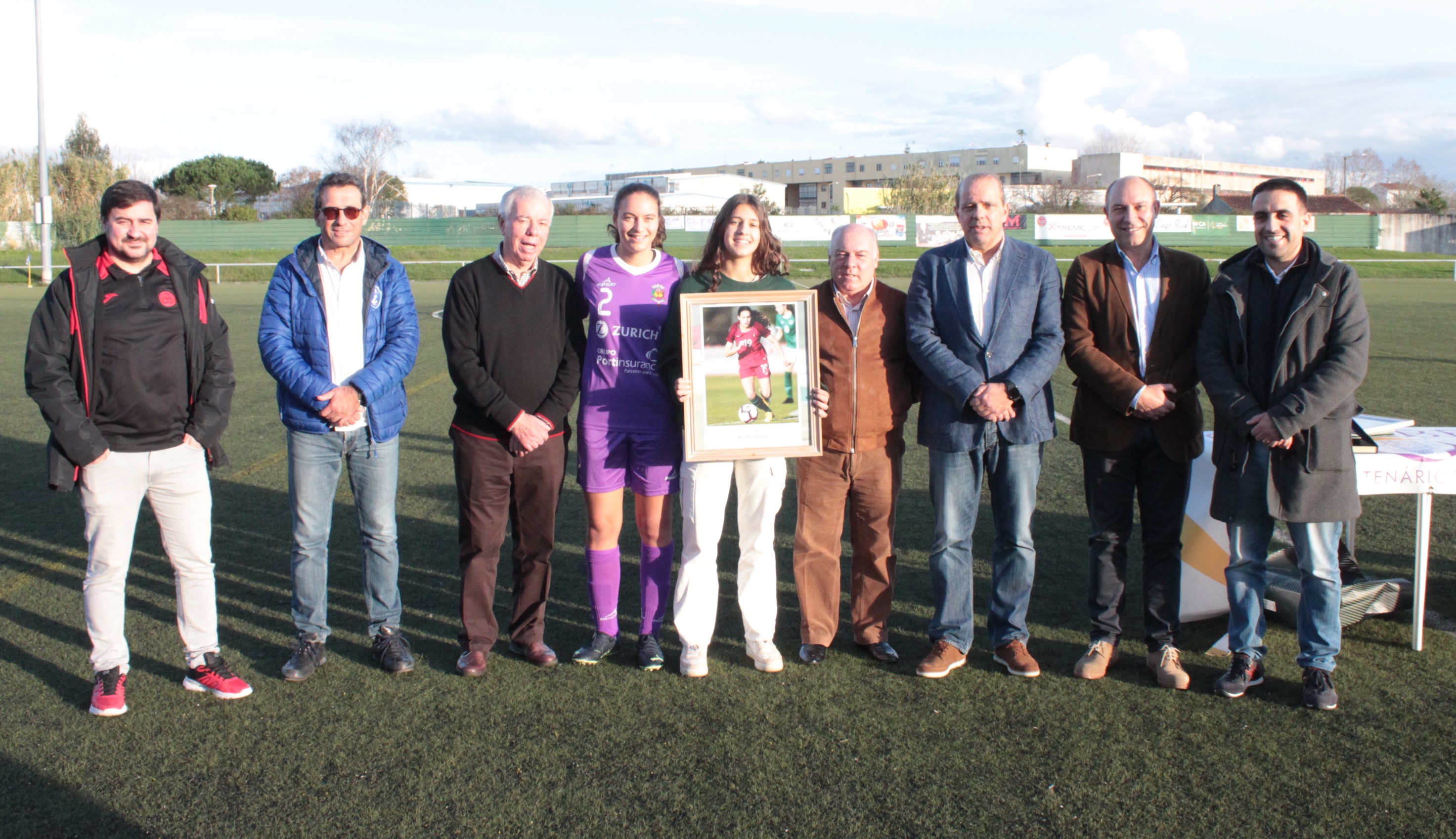 Internacional Neide Guedes homenageada | Associação de Futebol de Coimbra